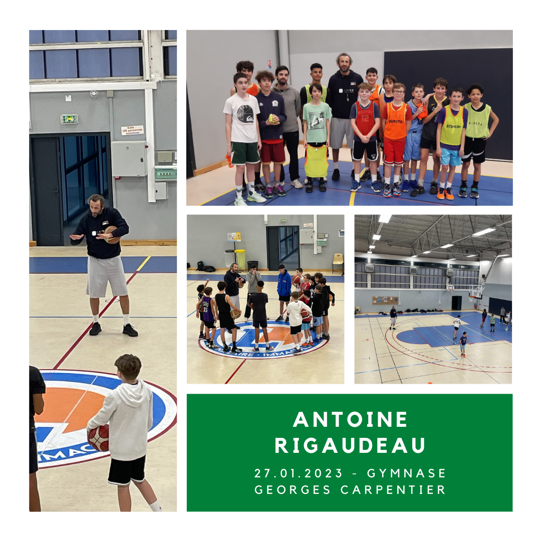 Visite de Antoine Rigaudeau ! – Atlantique Basket Club Nazairien
